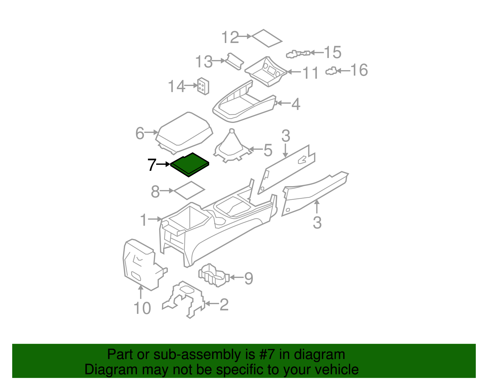 Hyundai - 84696-2B000-J4 - Mat - 2007-2009 Hyundai Santa Fe | OEM ...