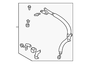 2000-2001 Nissan Maxima Pressure Hose 49720-2Y90A | Nissan Parts Central