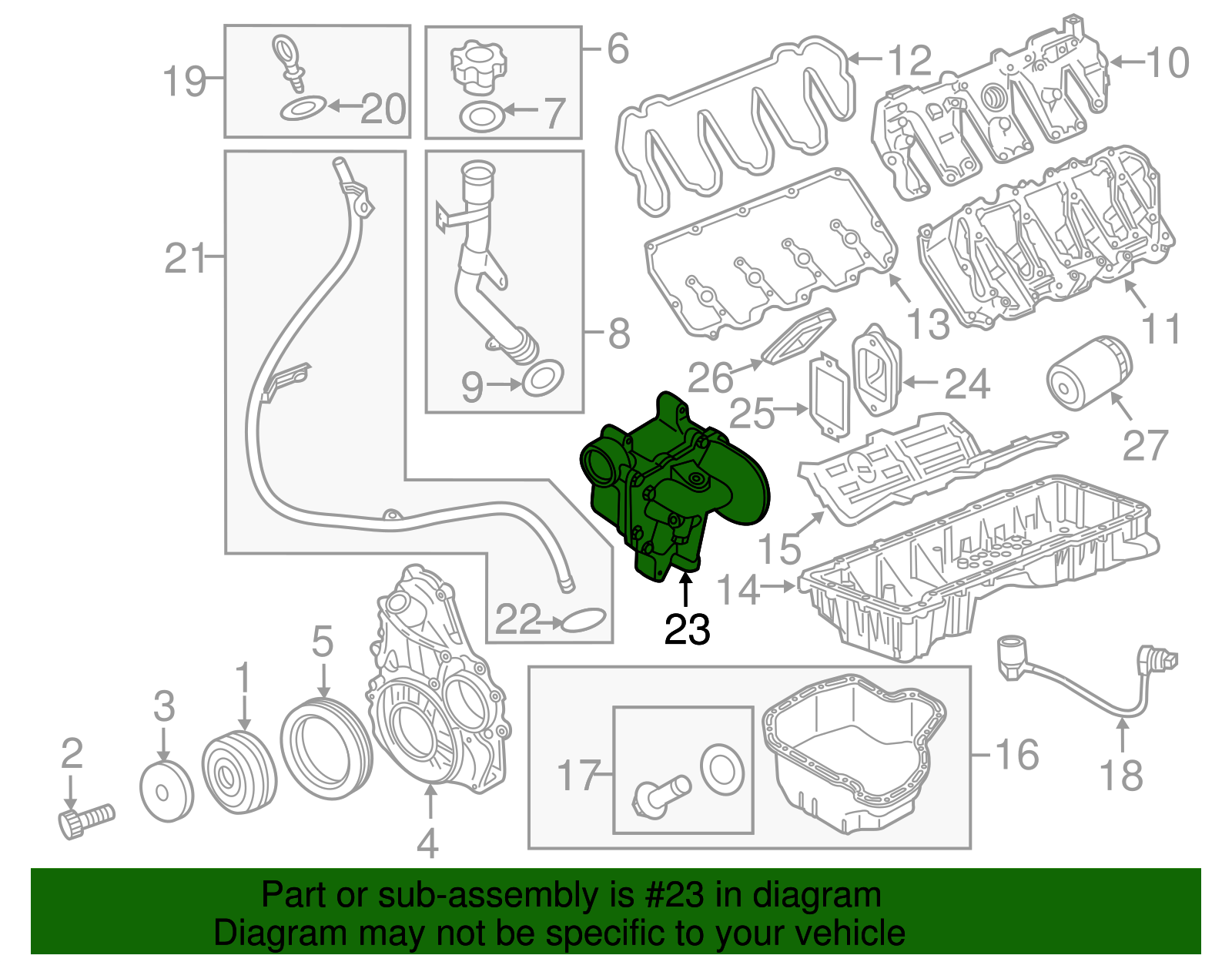 2010-2016 GM Oil Cooler 12732979 | Shop Matick Buick GMC