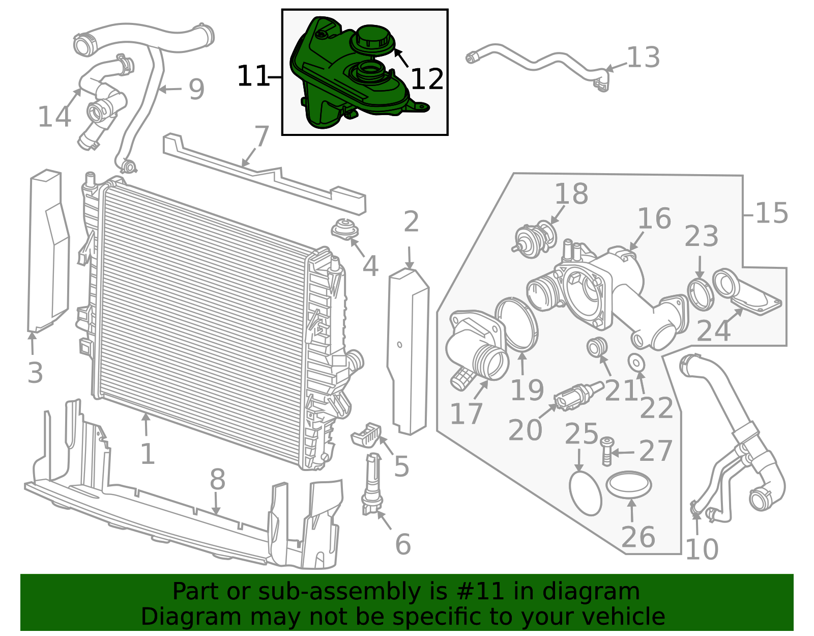 C2C42226 - Expansion Tank 2003-2010 Jaguar | Land Leaping Genuine ...