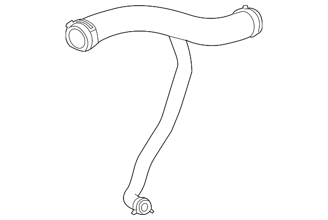 C2C22265 - Upper Hose 2004-2005 Jaguar | OEM Euro Parts