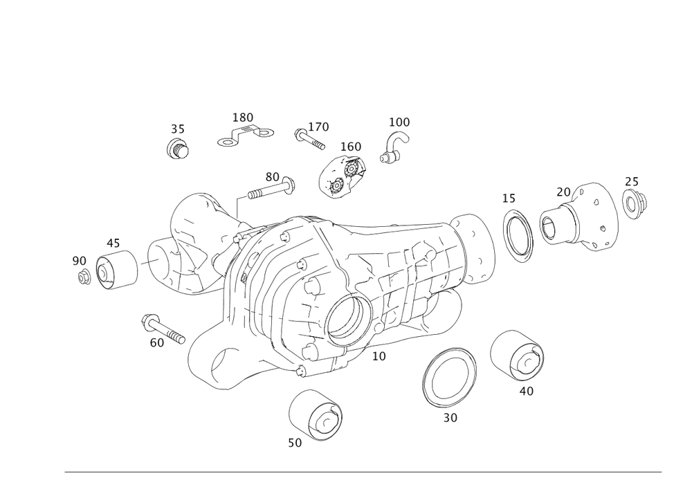 2006-2012 Mercedes-Benz Bearing 164-333-07-14 | Mercedes-Benz Parts