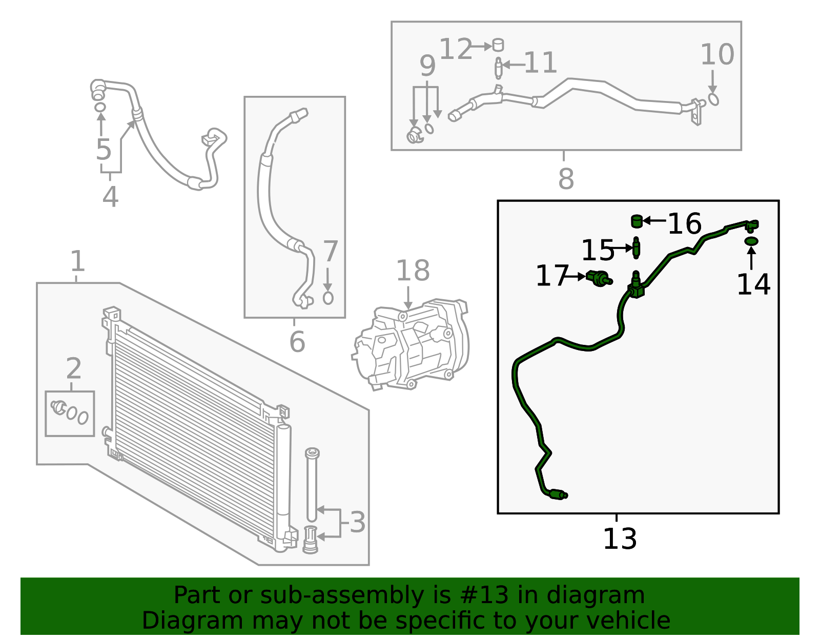 OEM 2023-2025 Toyota Corolla Liquid Line Part # 88710-12D20 | Modern ...