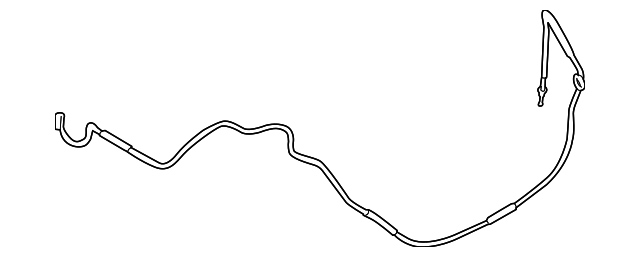 5C1-827-532-D-82V - Volkswagen Release Cable 2014-2019 Volkswagen ...