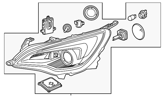 2016-2019 Buick Cascada Driver Side Headlamp Assembly 39059578 GM ...