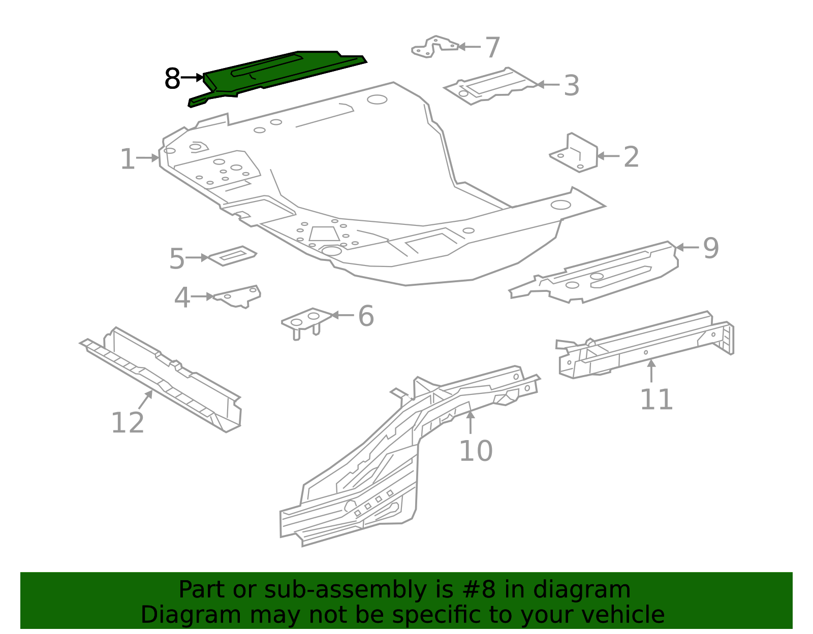 2023-2025 Toyota Side Panel 58315-12101 | Toyota Parts Center