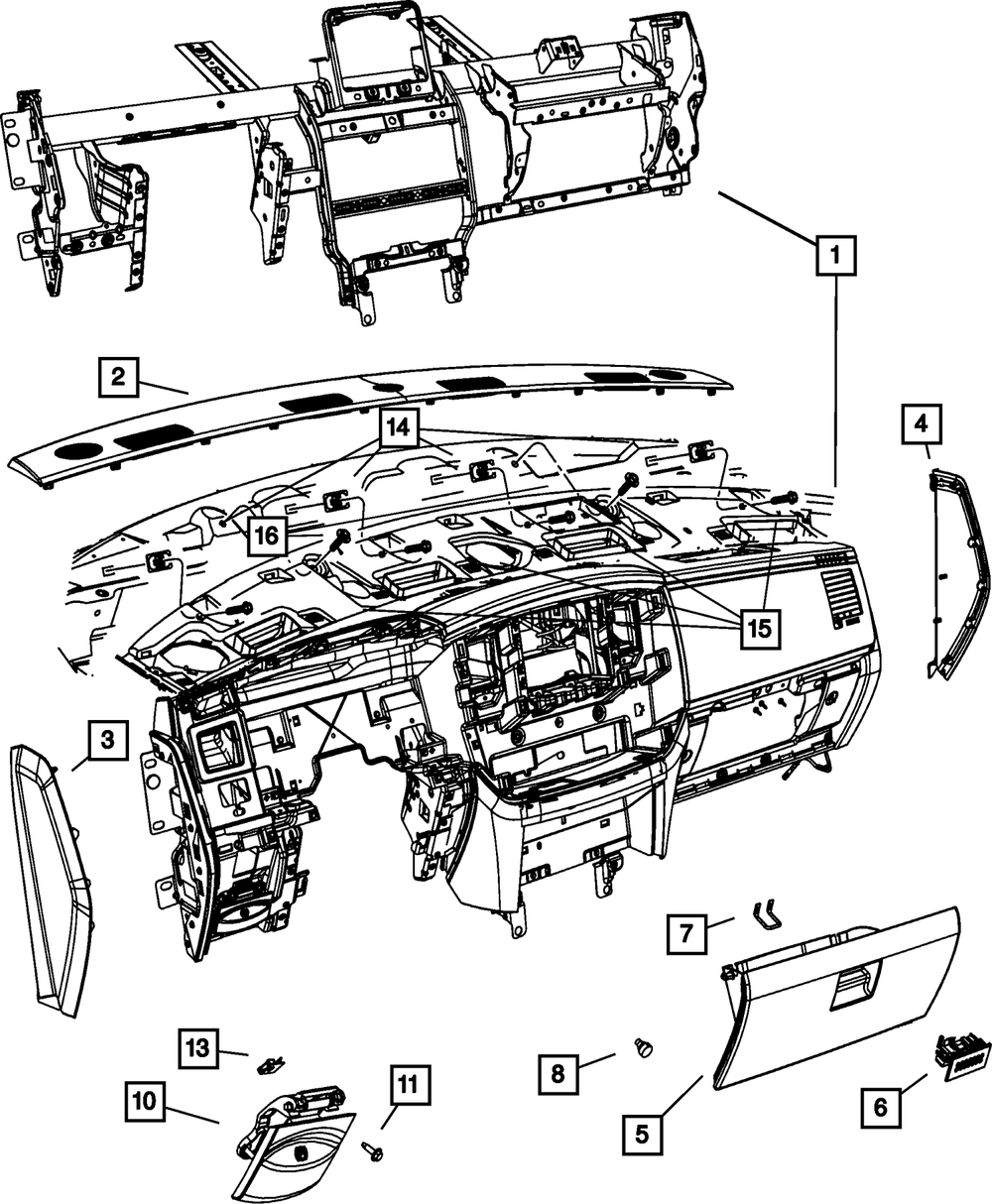 6504485AB - Plastic Snap-in Nut 2001-2009 Dodge | The Official Mopar eStore