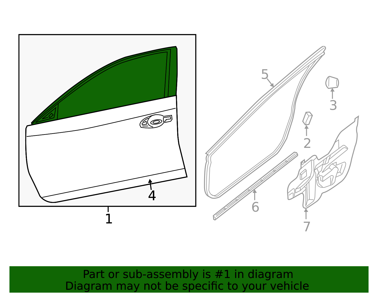 2013-2018 Nissan Altima Door Shell - Passenger Side (RH) 80100-3TA0A ...