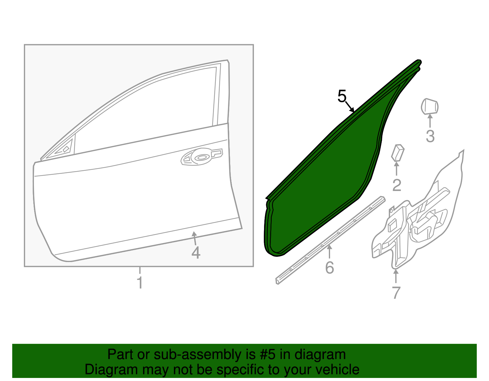 2013-2018 Nissan Altima Surround Weather-Strip 80831-9HS0B | Bill Kay ...