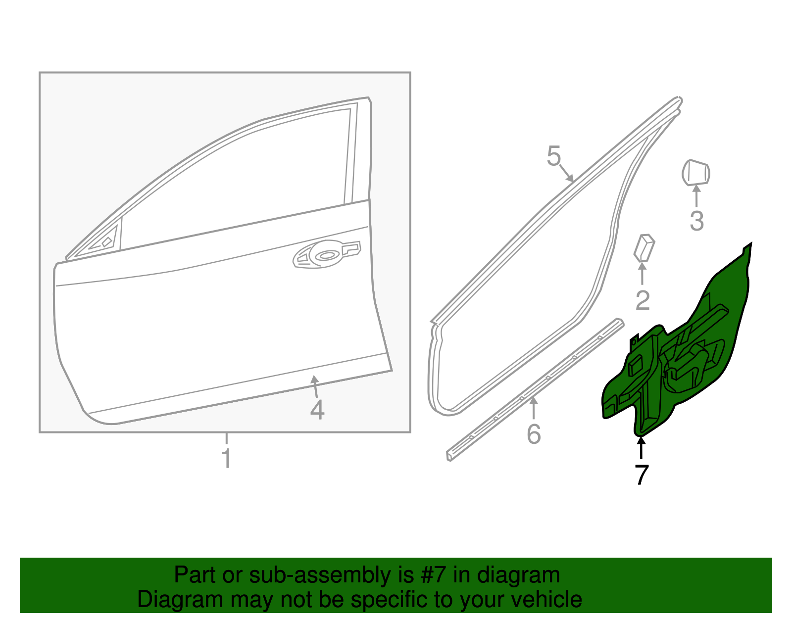 2013-2018 Nissan Altima Water Shield 80861-3TA1A | Bill Kay Nissan Parts
