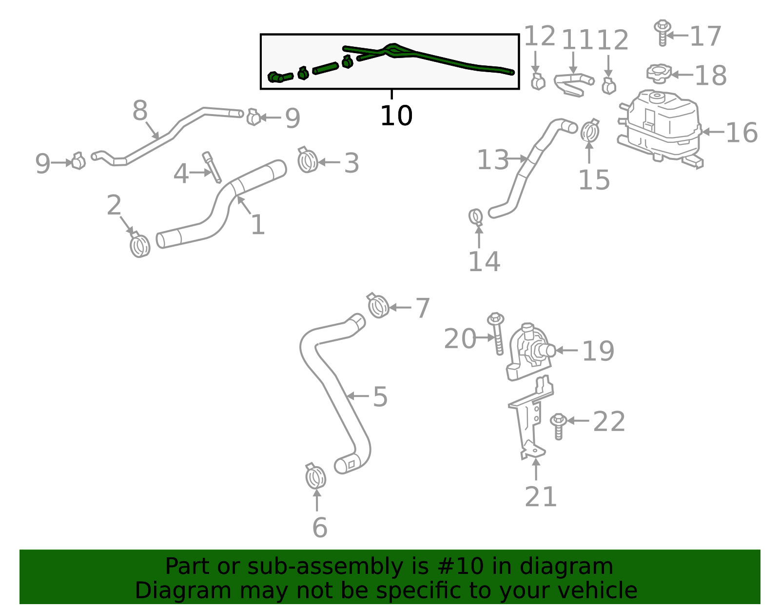 2018-2024 GM Connector Hose 12717154 | Applegate Chevrolet Parts