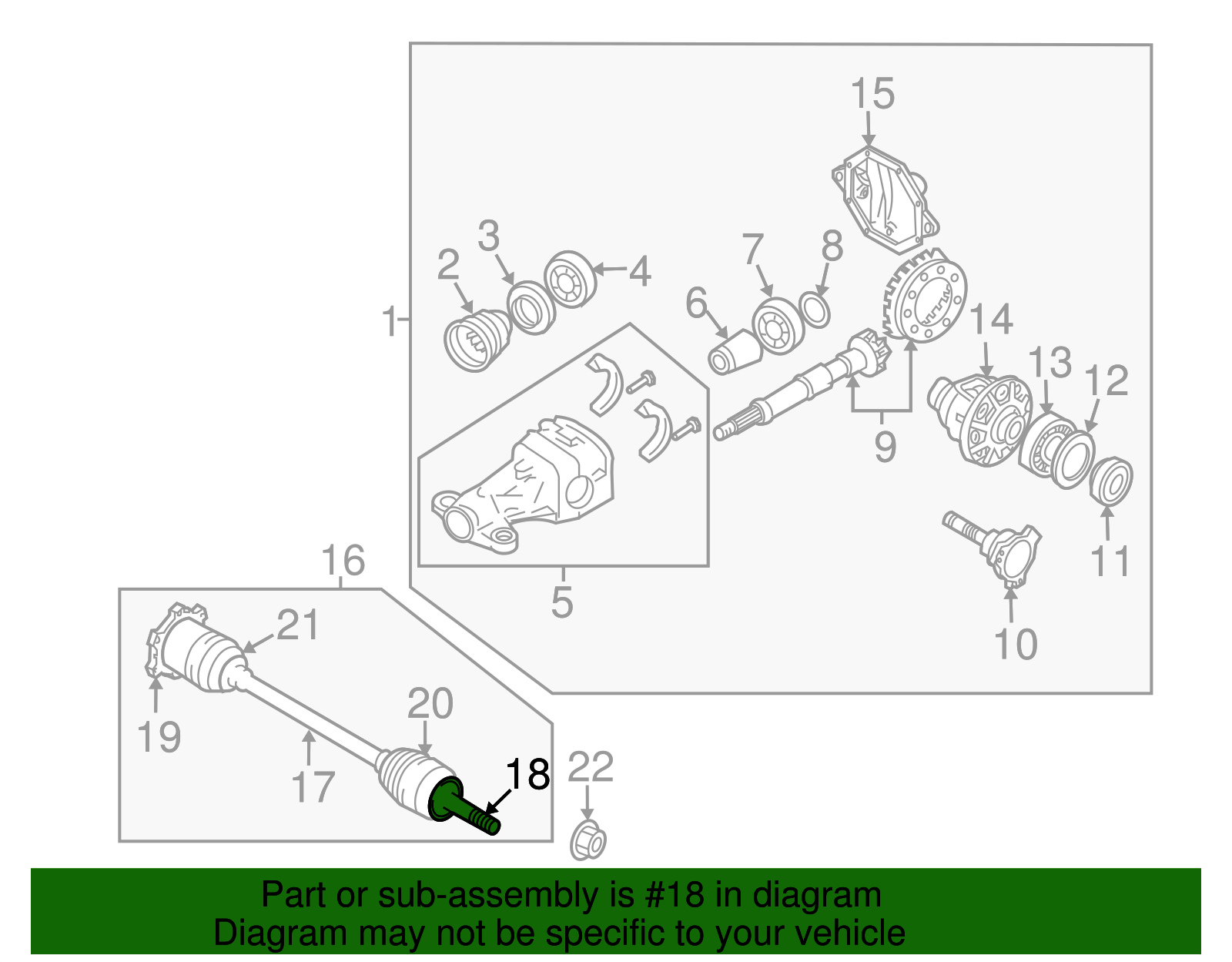 39211-1BA0A - Outer Joint Assembly 2009-2025 Nissan | Sullivan Brothers ...