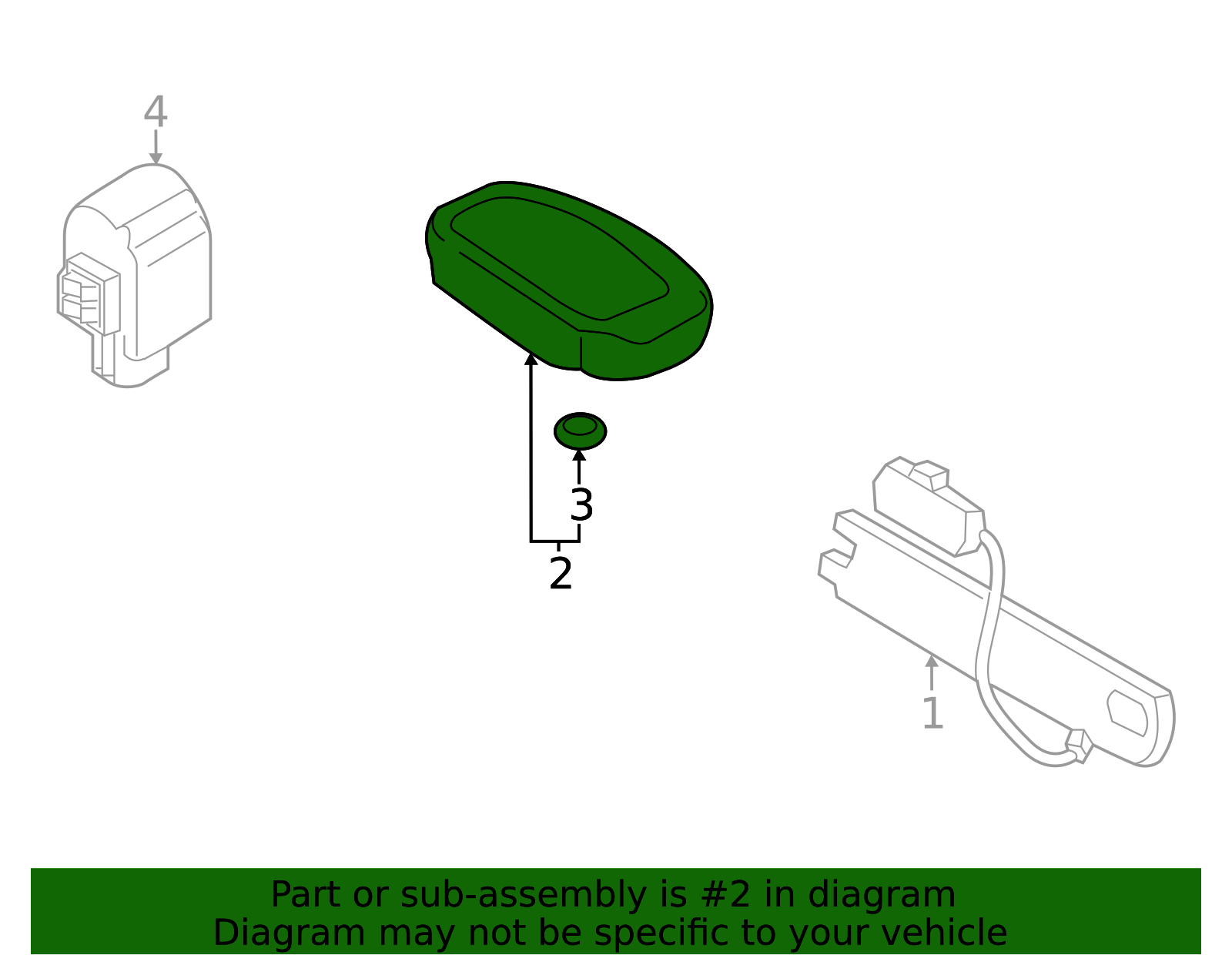2021-2024 Kia Sorento Transmitter 95440-R5000 | Kia Automotive Parts