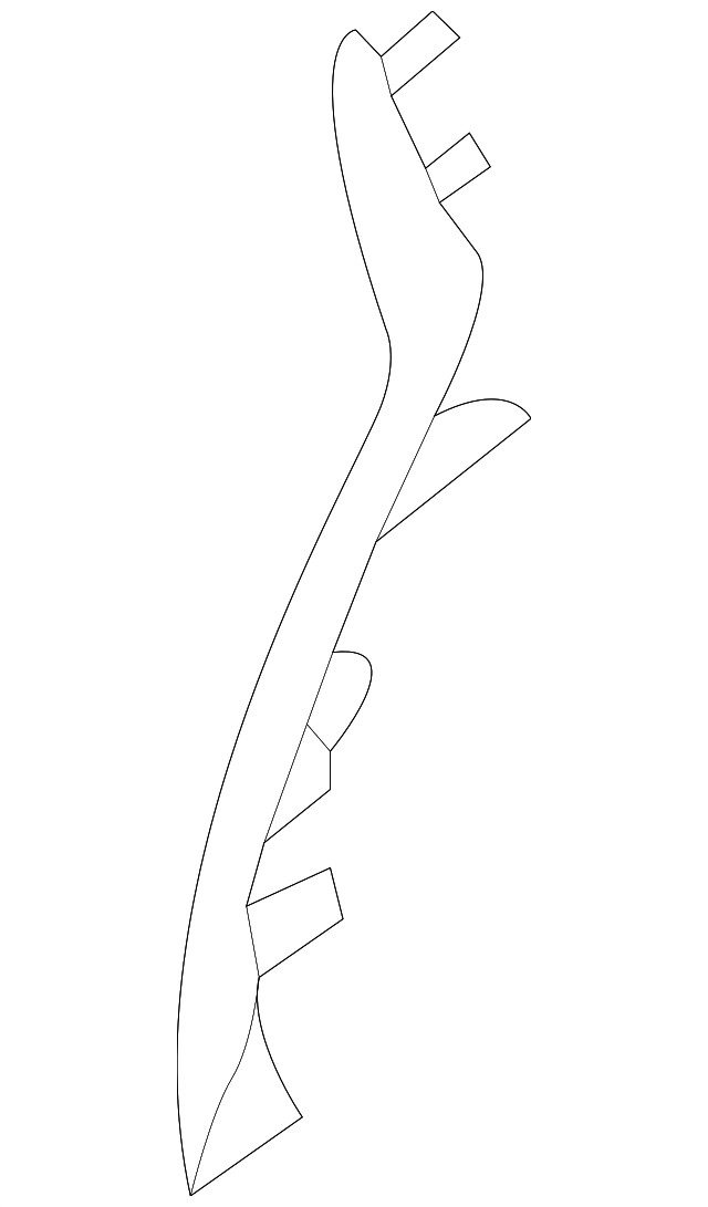 2020-2022 Hyundai Sonata Outer Molding 86596-L0160 | MotorMotor