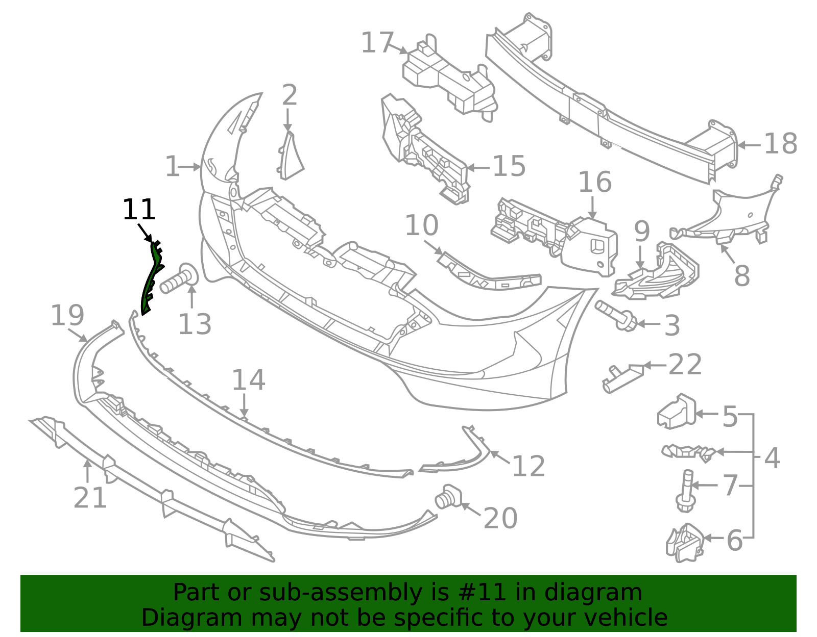 2020-2022 Hyundai Sonata Outer Molding 86596-L0160 | MotorMotor