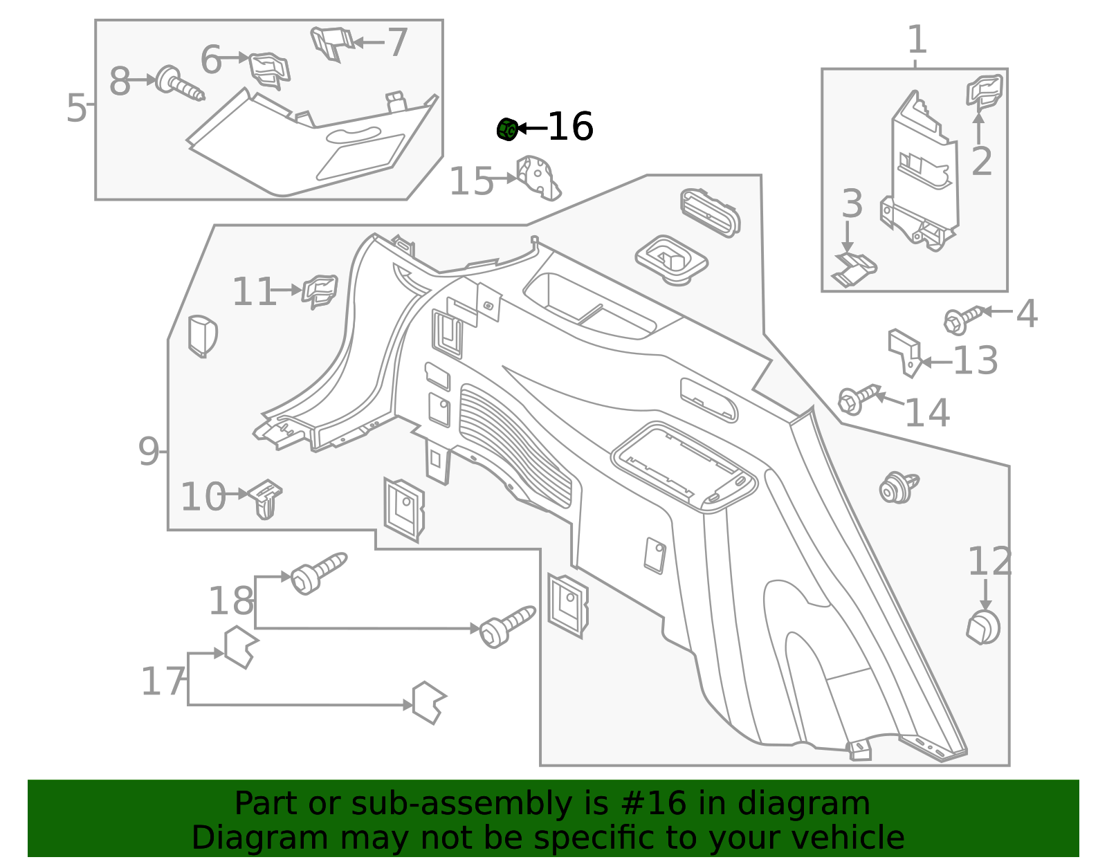 2011-2025 Ford Knee Air Bag Nut -W711330-S442 | TascaParts.com