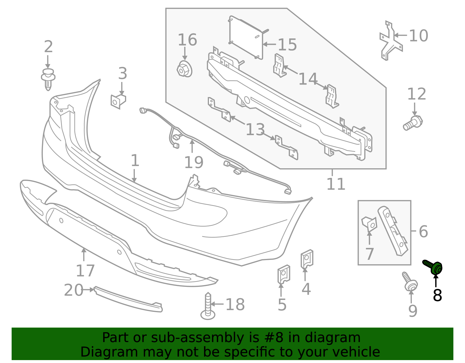 12442-06207K - Side Bracket Screw 2012-2025 Kia | Kia.Parts Store