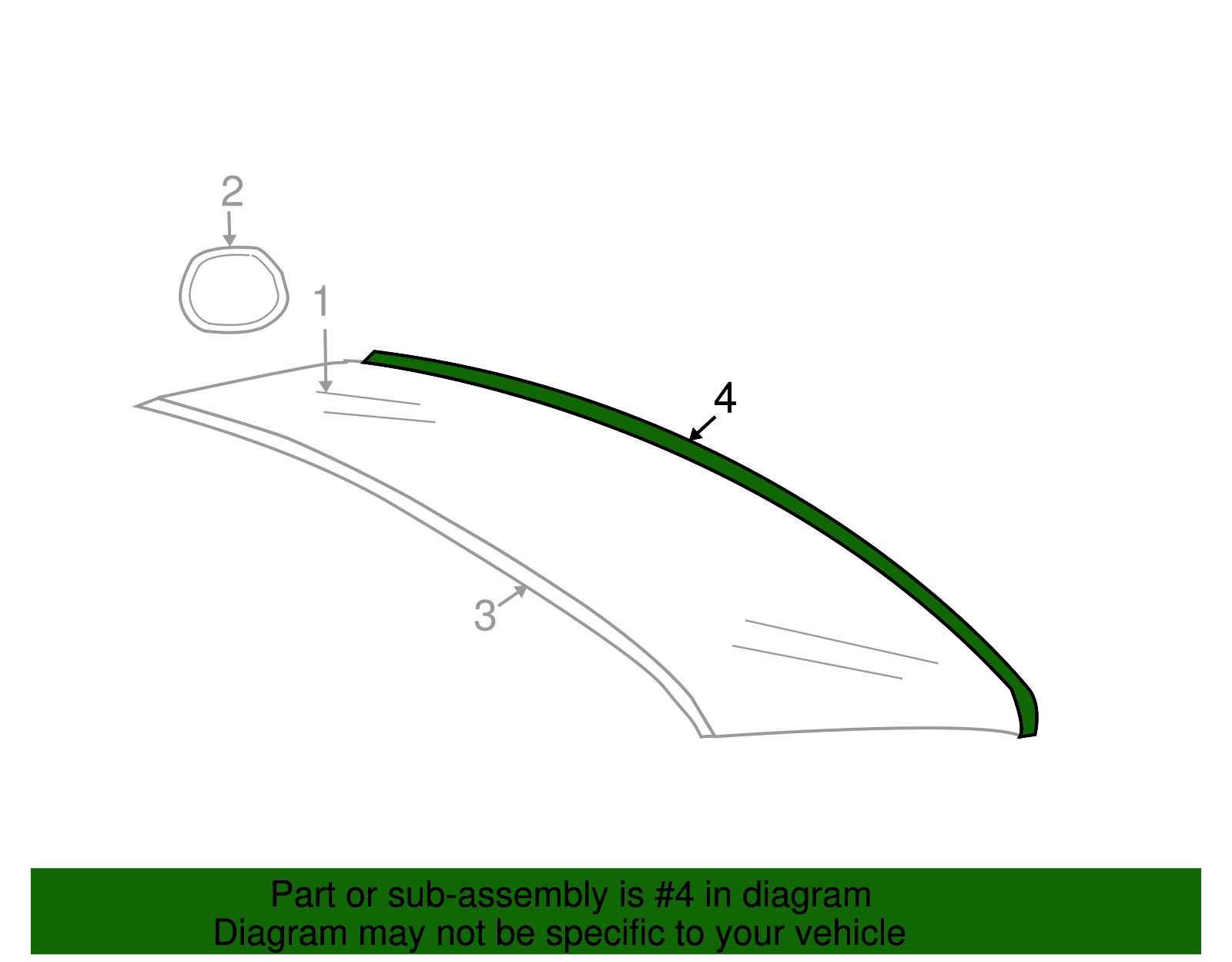 51-71-7-033-257 - Lower Molding - 2002-2008 BMW | BMWPartsHub