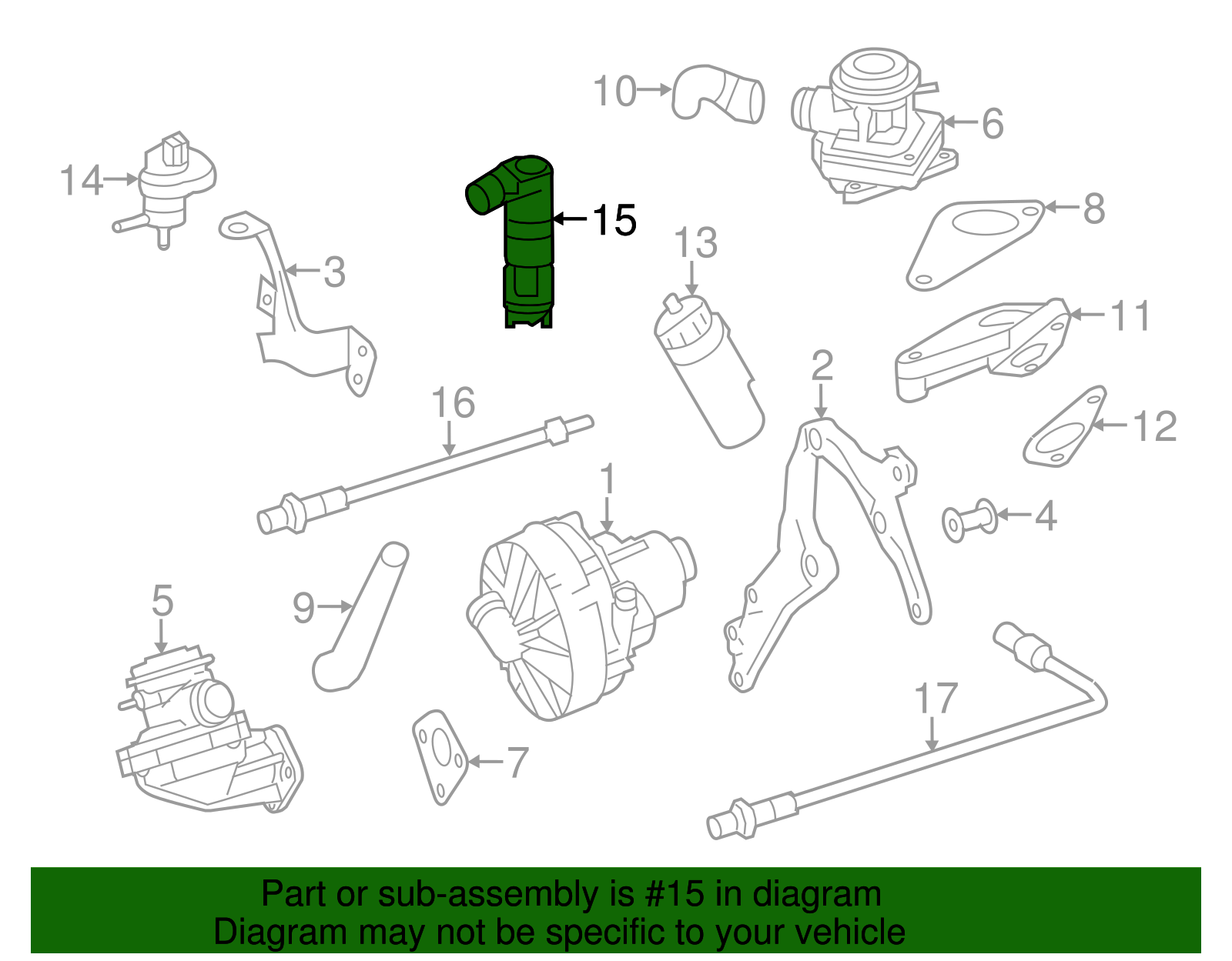000-470-86-93-64 - Purge Control Valve 2006-2012 Mercedes-Benz ...