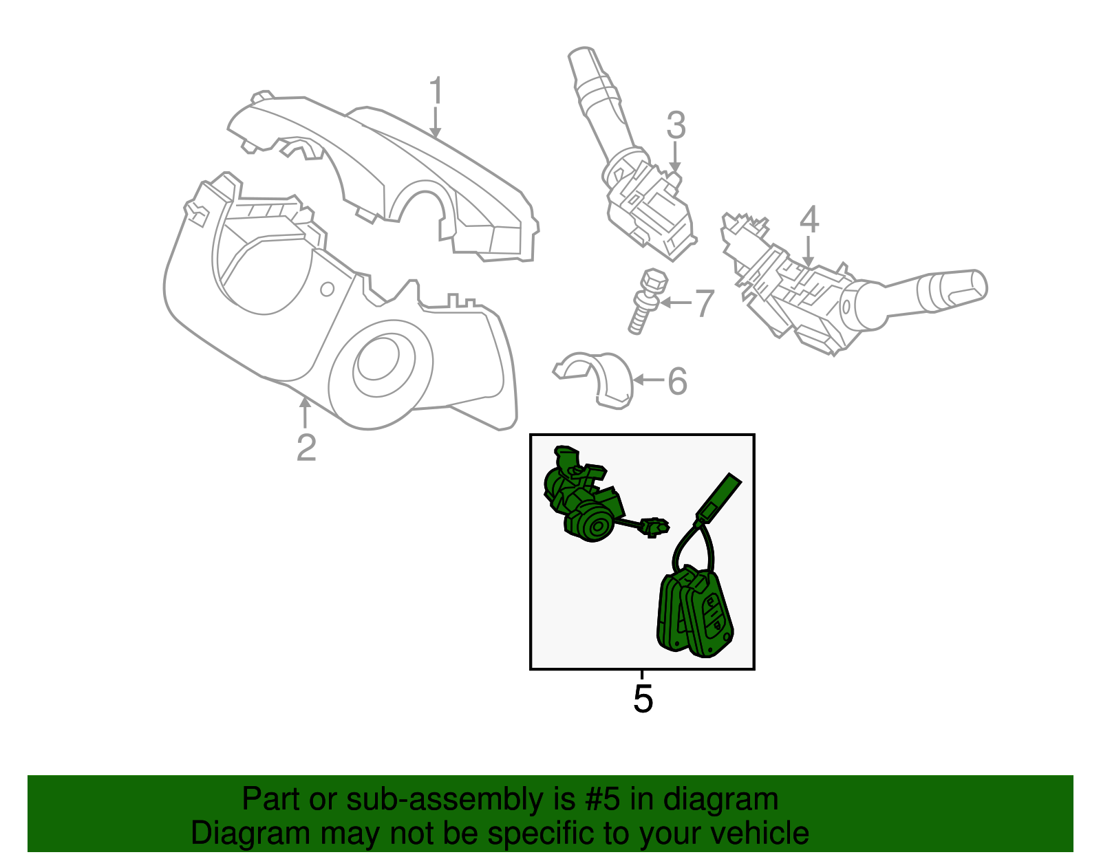 81900-1UA00 - Steering Lock 2011-2013 Kia Sorento | Kia.Parts Store