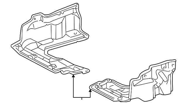 2003-2008 Toyota Under Cover 51441-02100 | Toyota Parts Center