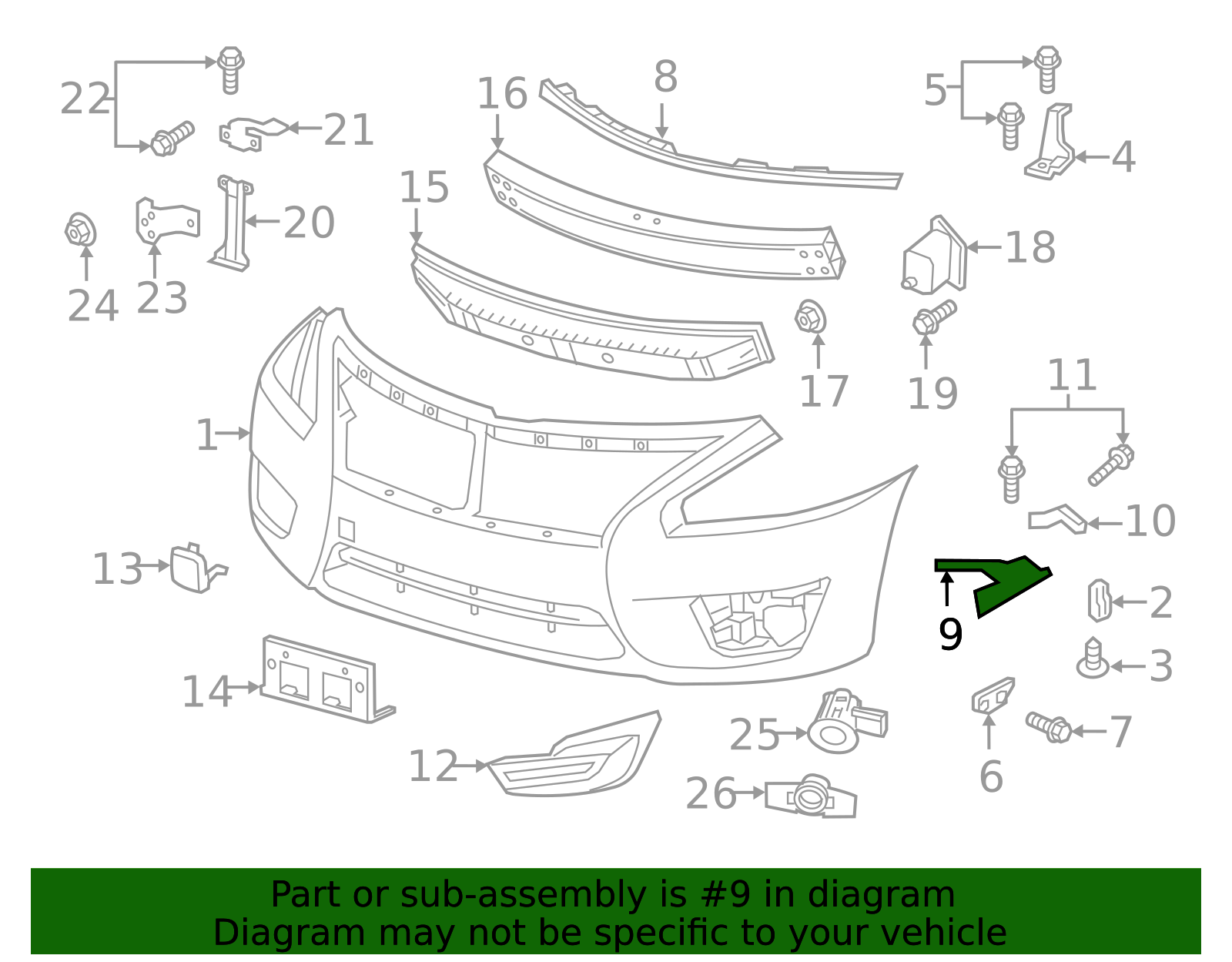 62059-3TA0A - Side Retainer 2013-2015 Nissan Altima | Official Nissan ...