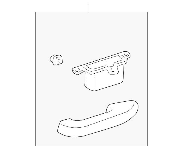 2001-2004 Toyota Tacoma Door Armrest 74260-04010-B0 | Toyota Parts Center