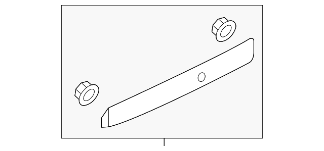90810-9SJ0A - Finish Molding - 2013-2021 Nissan NV200 | Nissan OEM ...