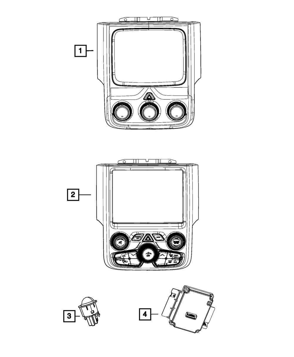 68268189AA - A/C And Heater Control 2013-2018 Ram | The Official Mopar ...