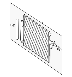906-500-00-54 - A/C Condenser 2010-2022 Mercedes-Benz | Mercedes-Benz ...