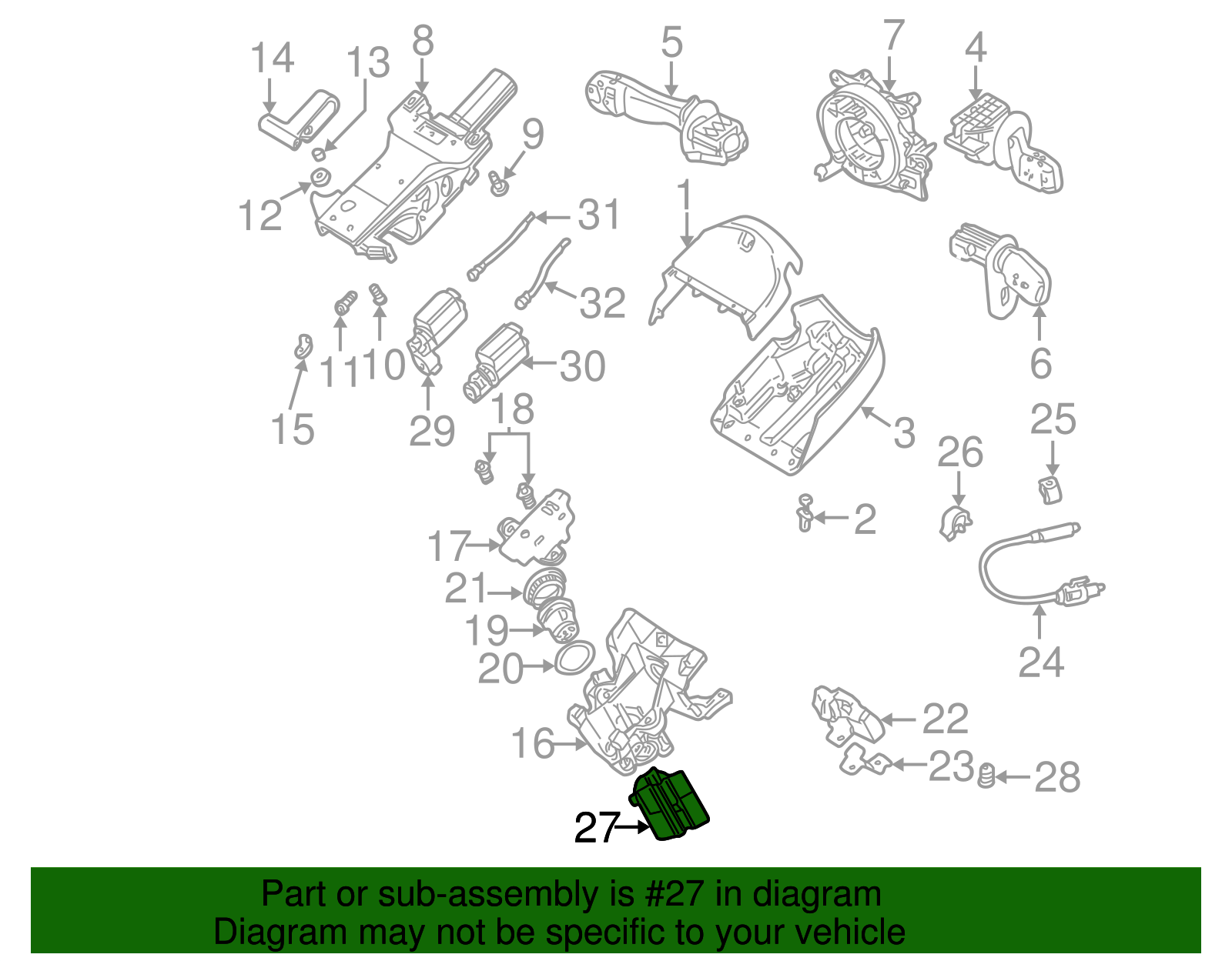 61-32-6-901-962 - 1997-2006 BMW - Ignition Switch | BMWPartsHub