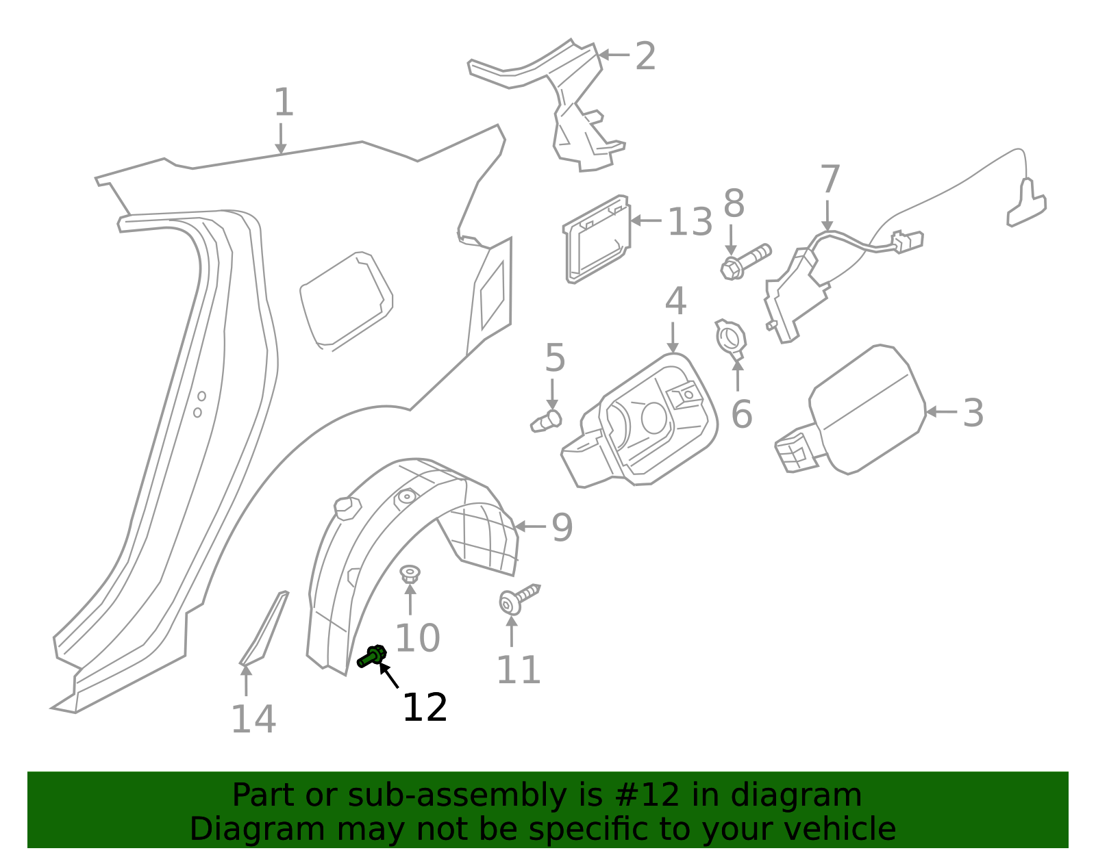 14206-08250-B - Engine Oil Drain Plug Access Cover Clip 2017-2025 ...