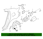 2017-2025 Hyundai Engine Oil Drain Plug Access Cover Clip 14206-08250-B ...