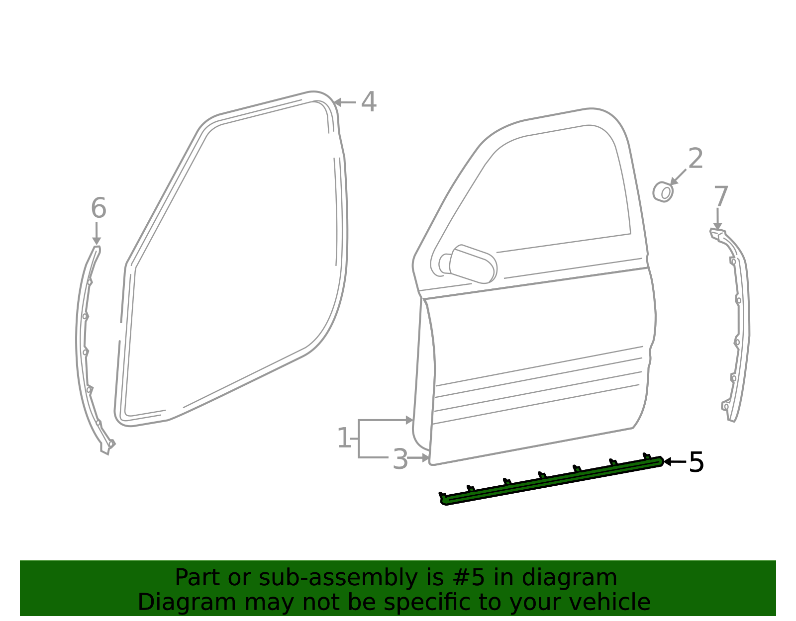 Lower Seal 55112358AE | Mopar Parts Canada