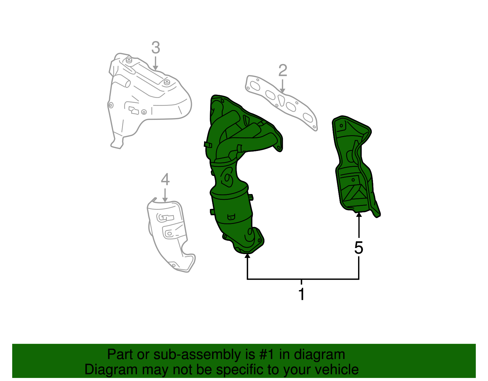 140E2-CZ31D - Exhaust Manifold 2013-2015 Nissan | Nissan Parts ...