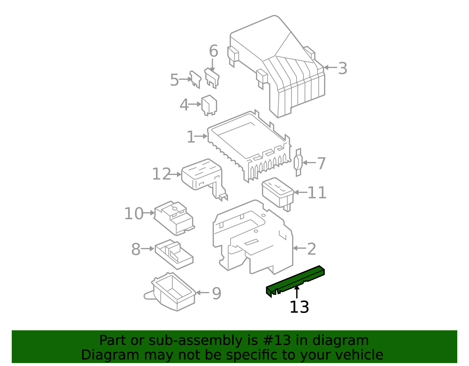 2005-2017 Volkswagen Multi-Purpose Wiring Harness Connector Bracket 1K0 ...