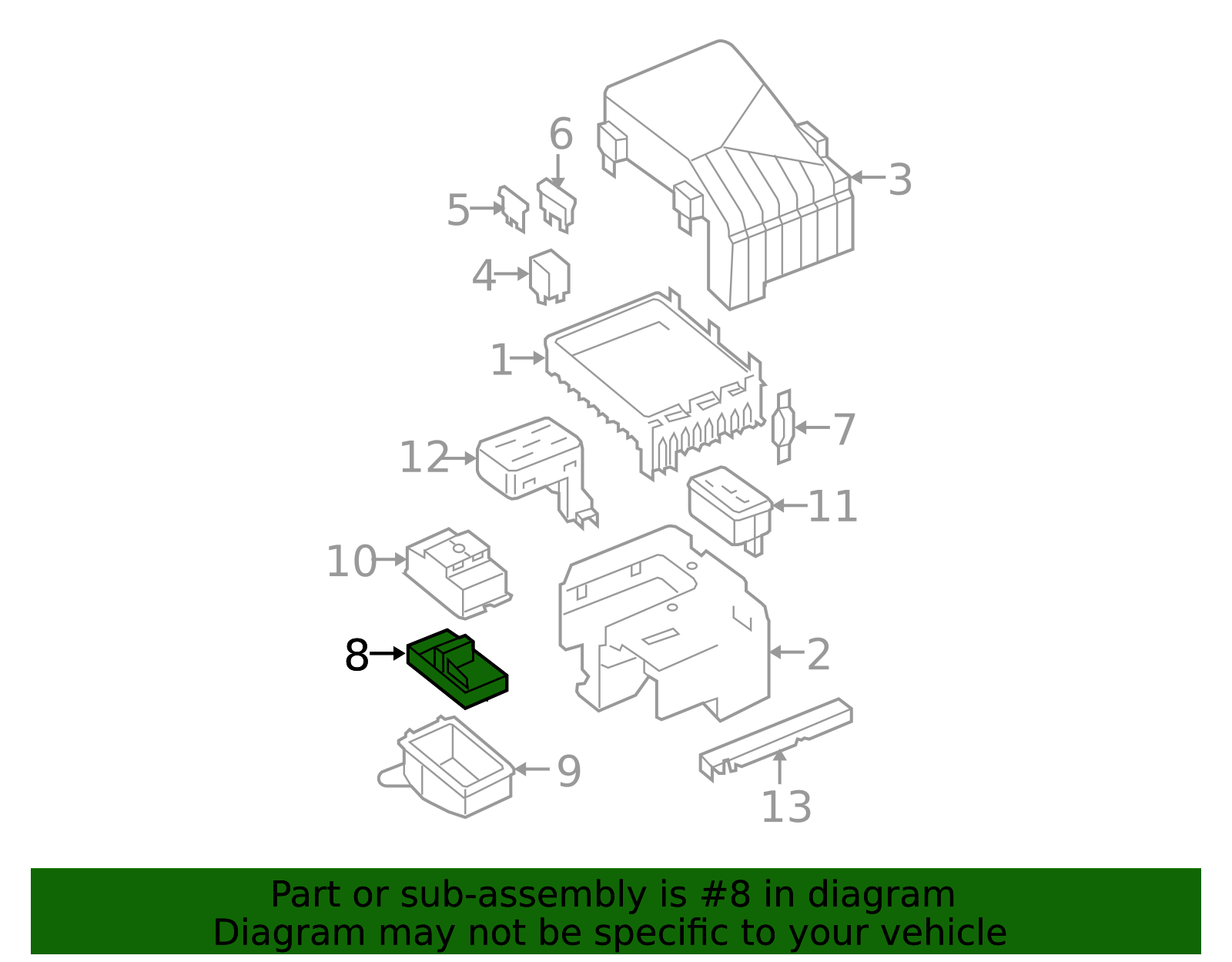 1K0-937-507-B - Relay Plate 2005-2010 Volkswagen | Wolfsburg Parts Direct
