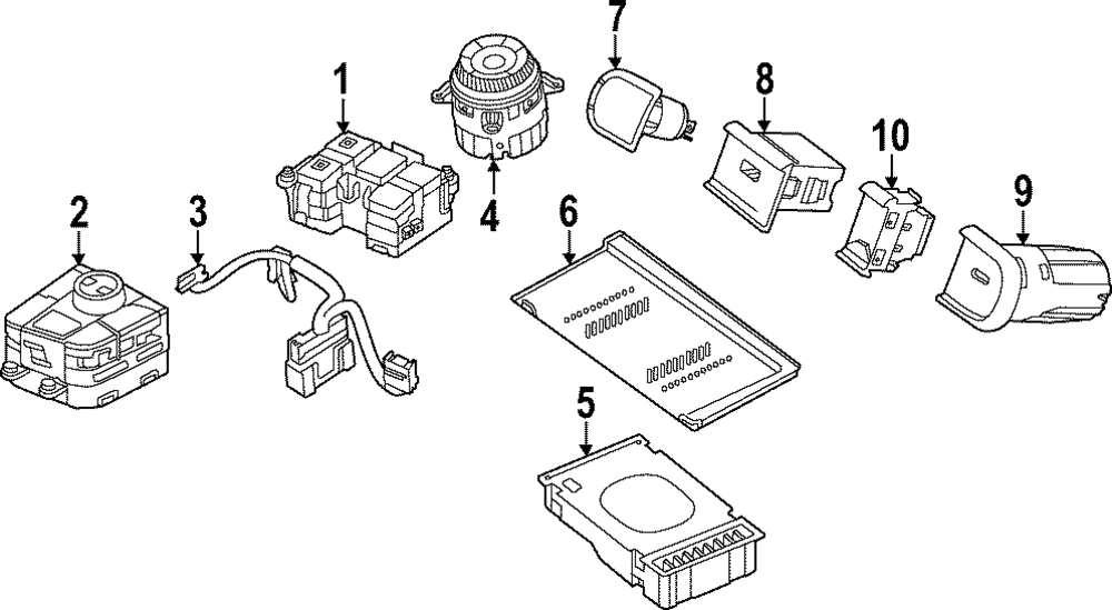 96122-P1000 - USB Port 2023-2025 Kia Sportage | Kia.Parts Store