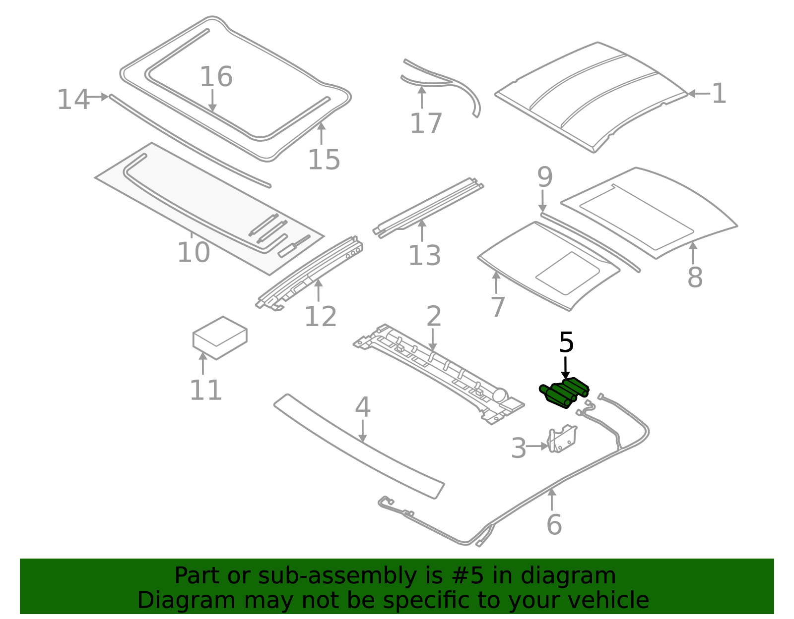 67-61-9-880-675 - Sunroof Motor - 2020-2024 BMW | BMW Parts Exchange