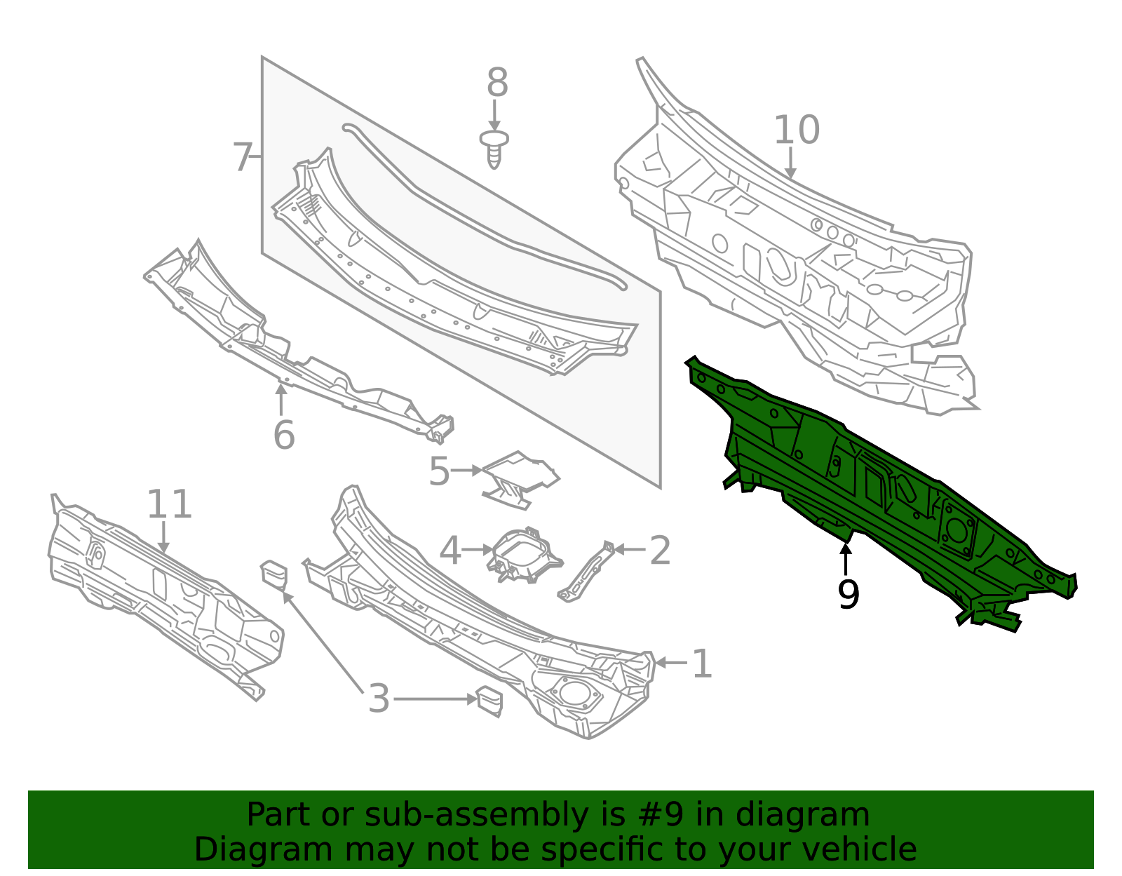 Genuine OEM Ford Part - Dash Panel BB5Z-7801610-A | Genuine OEM Ford ...