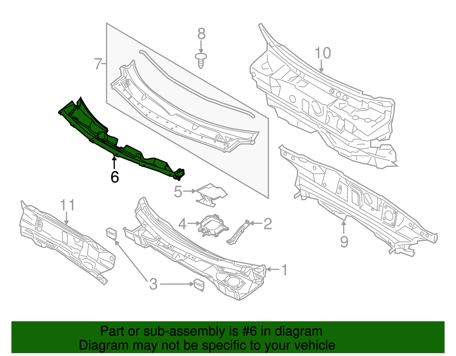 GB5Z-78021A36-AA - Extension Panel 2011-2019 Ford | Ford Parts Direct