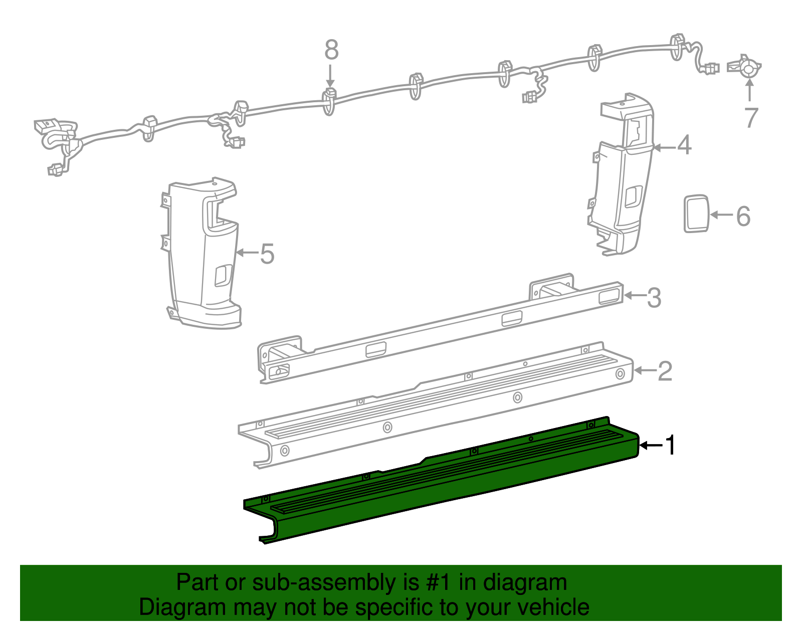 2014-2025 Ram Fascia 5MA20JXWAA | Mopar Parts Canada