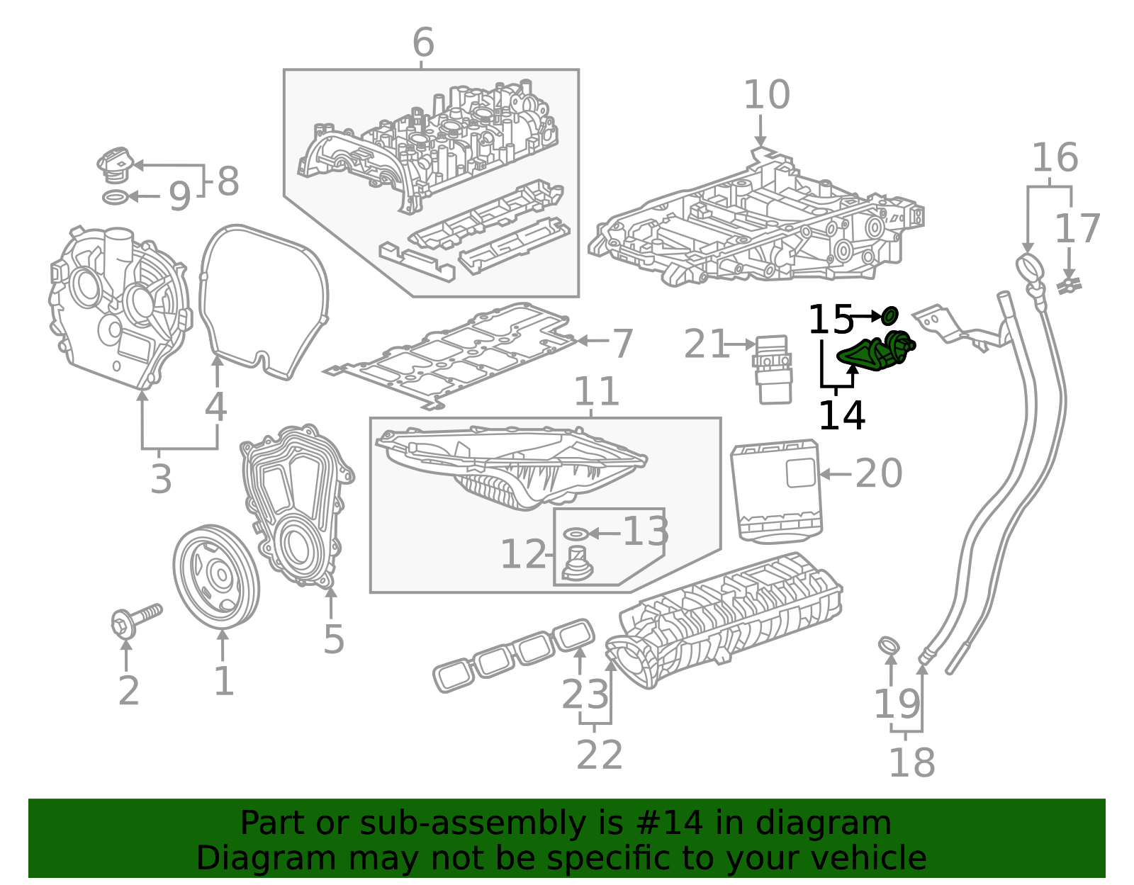 2019-2025 Cadillac Oil Level Sensor 55511954 | Parts McElveen