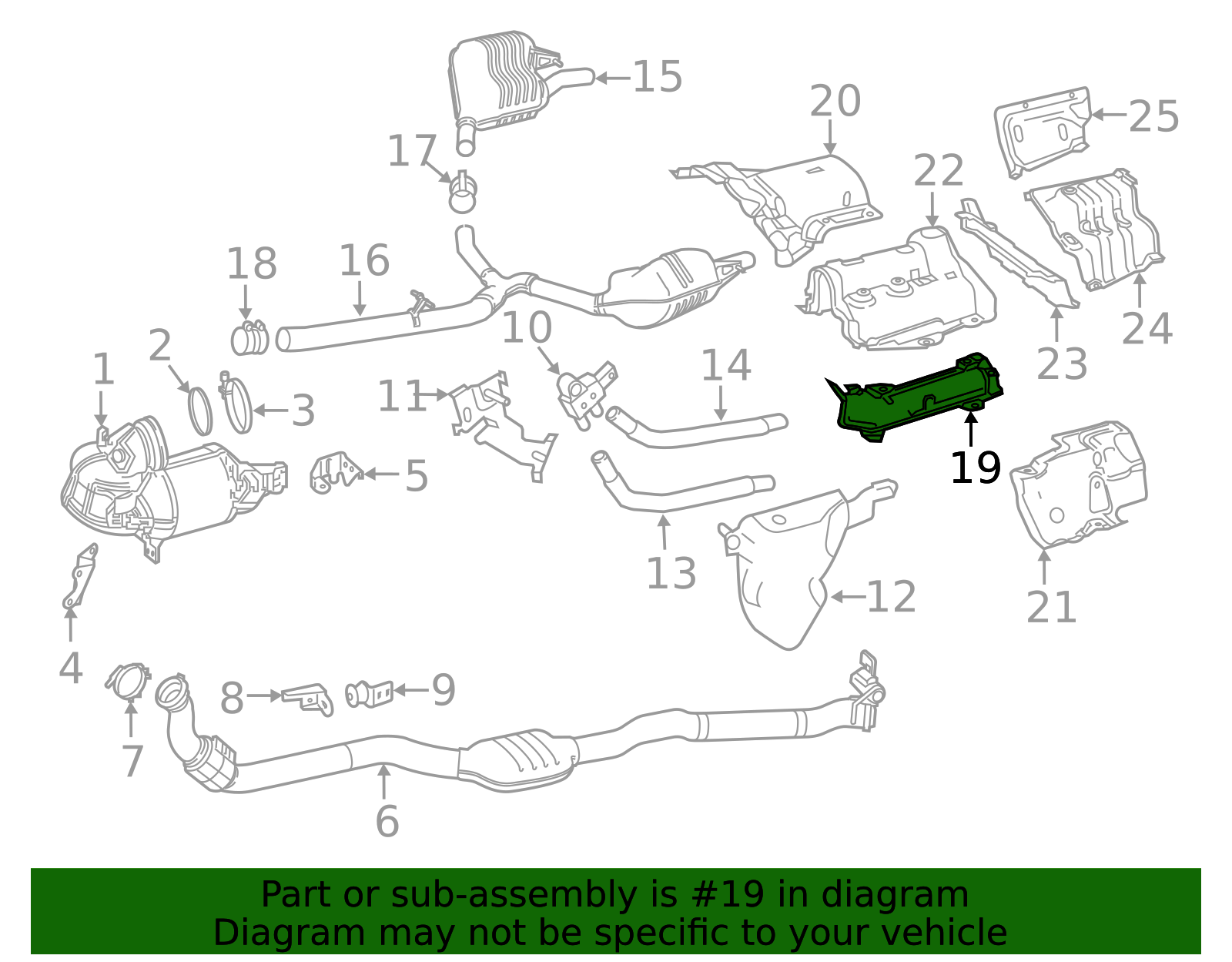213-682-44-00 - Heat Shield 2017-2025 Mercedes-Benz | Mercedes-Benz ...