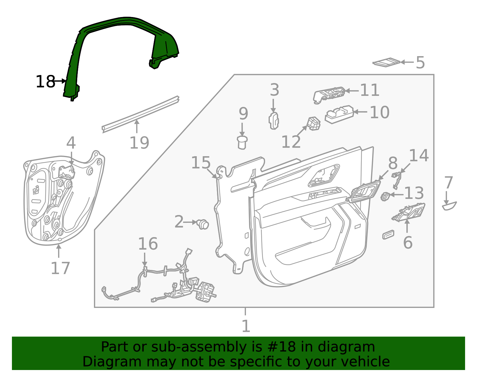 2021-2025 GM Window Molding 84225781 | Applegate Chevrolet Parts