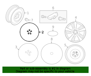 2019-2023 Subaru Impreza 16\\" Alloy Wheel 28111FL22A | Subaru Parts Store