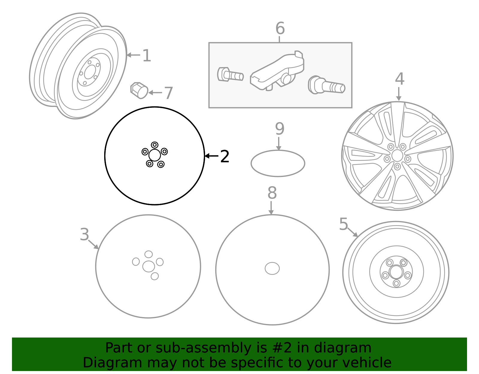 2017-2018 Subaru Impreza 16\\" Alloy Wheel 28111FL00A | Subaru Parts Guys