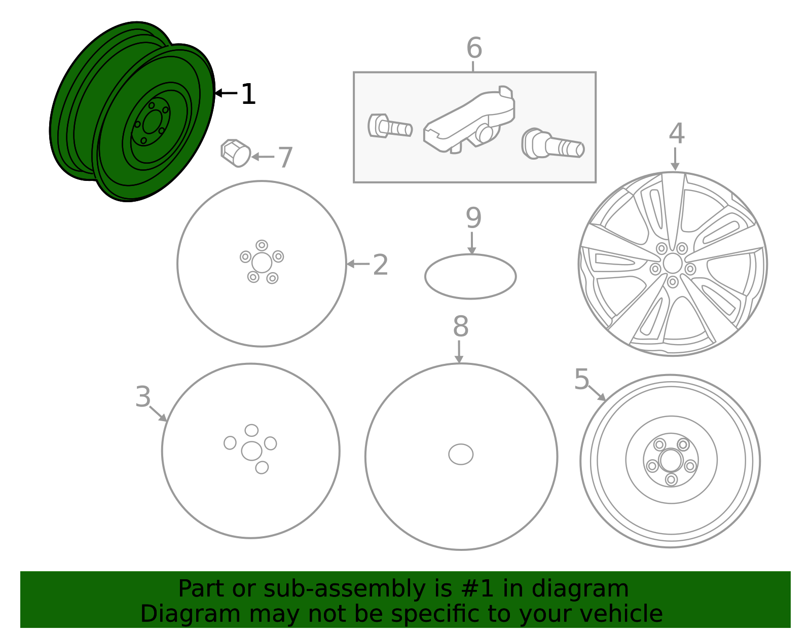 28111FL03A - Wheel, Steel Subaru Direct Wholesale