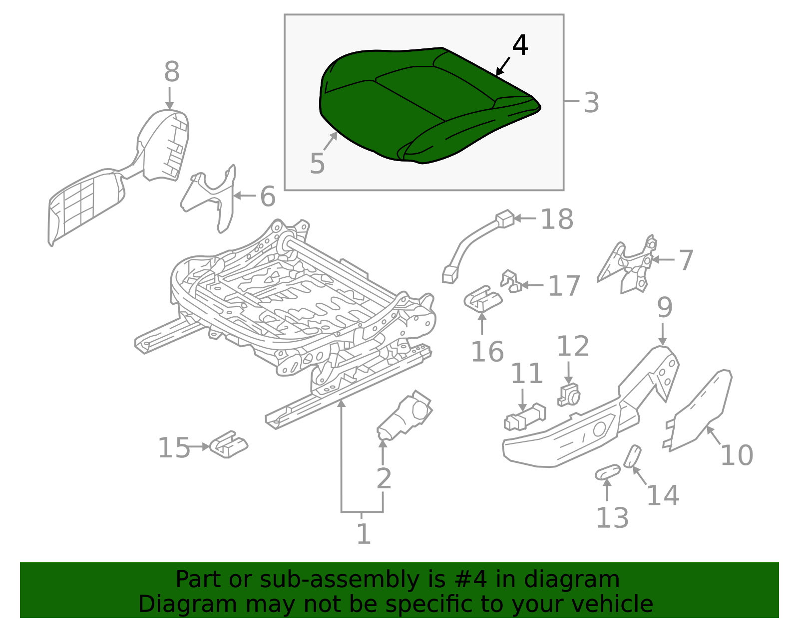 BDHW-88-161-02 - Cushion Cover 2019-2025 Mazda 3 | Florida Mazda Parts