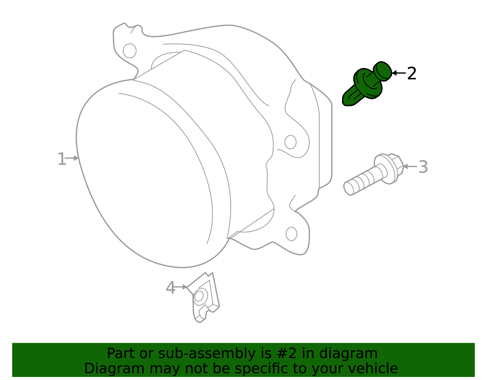 Fog Lamp Assembly Clip 909140063 | Subaru Online Parts
